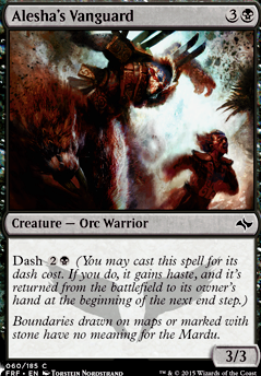 dash mechanic/warriors (Commander / EDH MTG Deck)