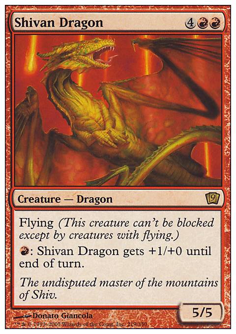 Shivan Dragon Obsession (Casual MTG Deck)