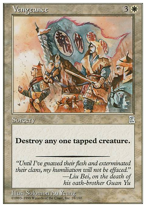 Black/White Retro Deathstroke (Legacy MTG Deck)