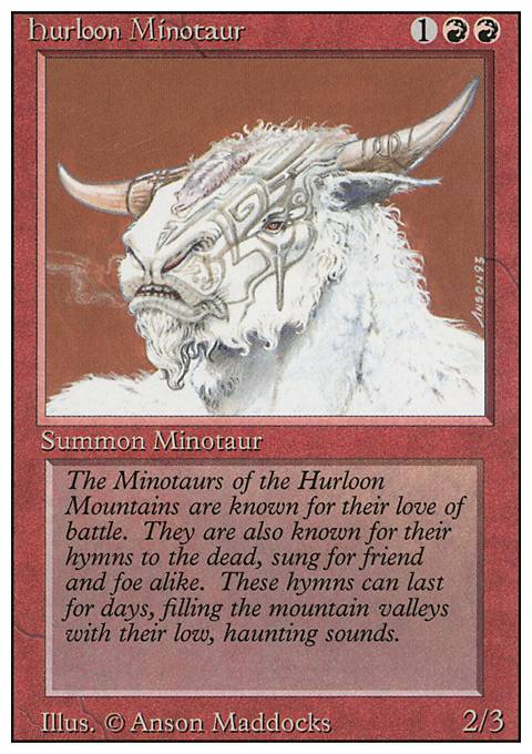 Minotaurs of Hurloon (Commander / EDH MTG Deck)