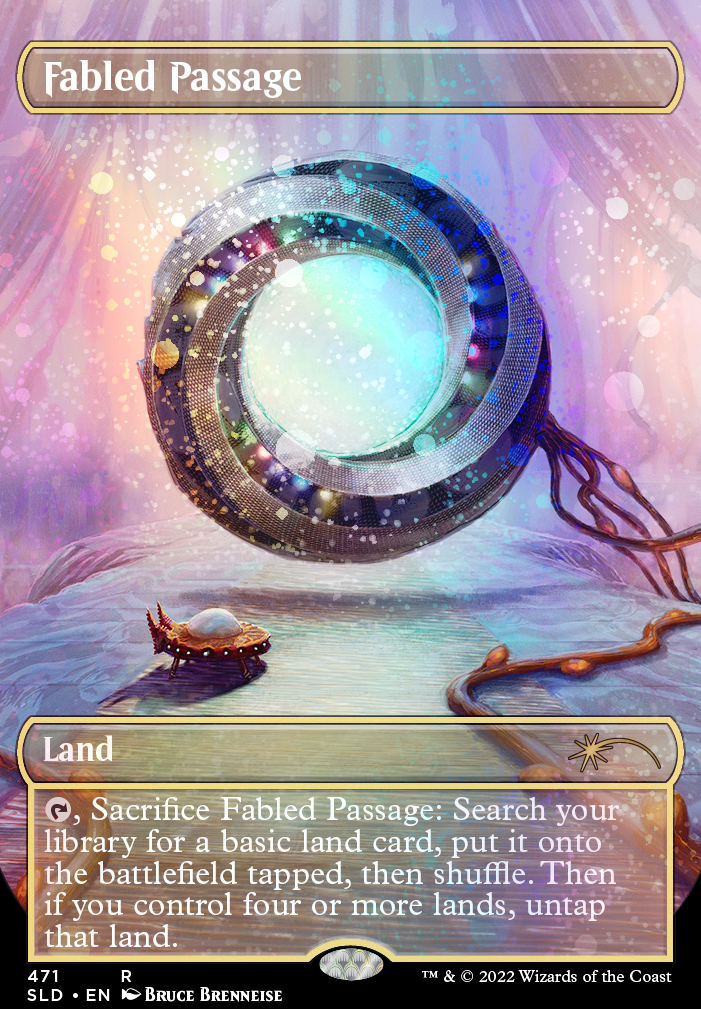 Landfall & Draw (Commander / EDH MTG Deck)