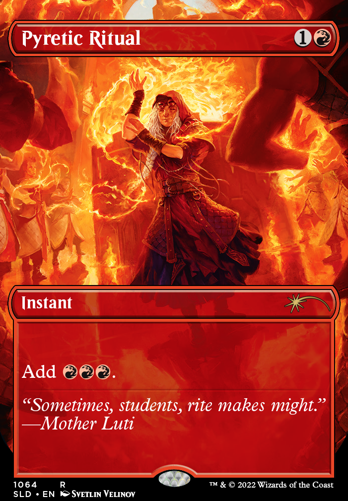 Mono red no creatures storm (Casual MTG Deck)