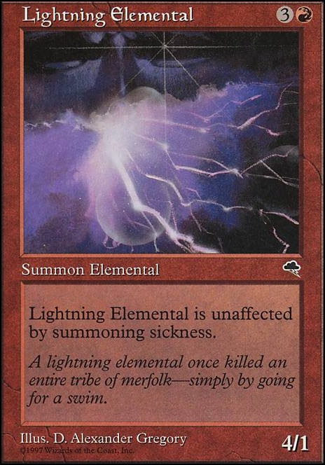 Thunderstorm theme deck (Casual MTG Deck)