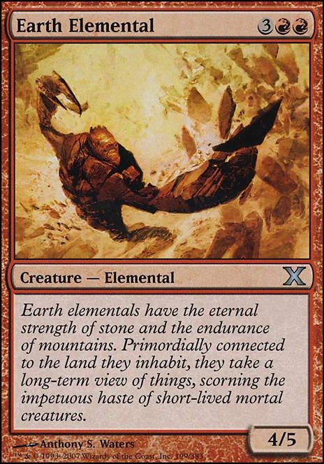 Mono Red Mono Elemental Pauper Commander (Pauper EDH MTG Deck)