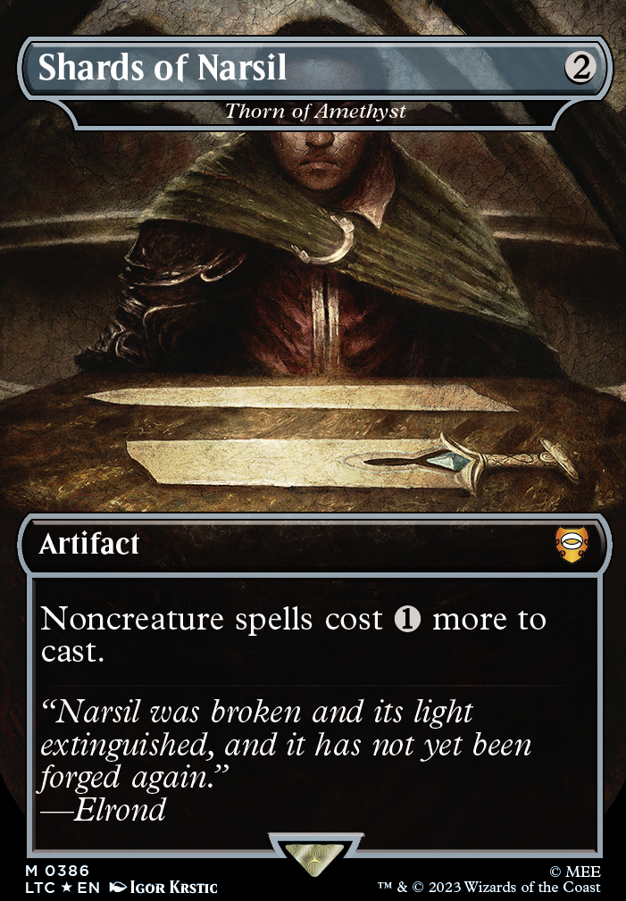 Sauron's LOTR Themed Deck (Commander / EDH MTG Deck)