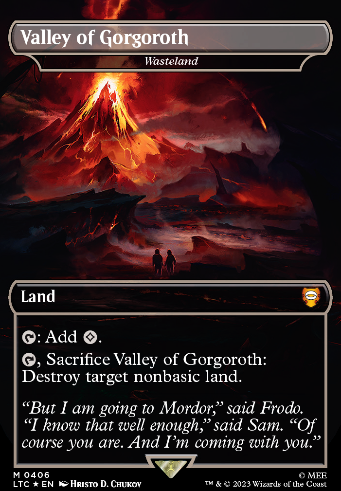 Hallway of Fiery Doom-Death (Commander / EDH MTG Deck)