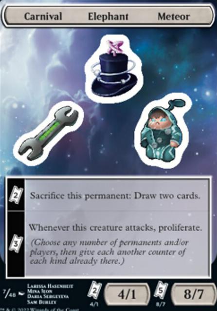 List of all Attractions and Sticker Sheets (Legacy MTG Deck)