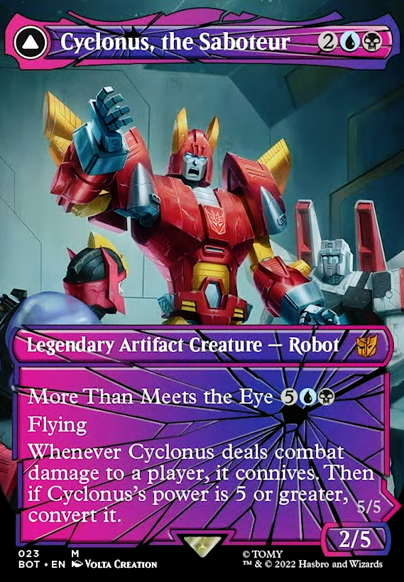 Transformers Five color (Commander / EDH MTG Deck)