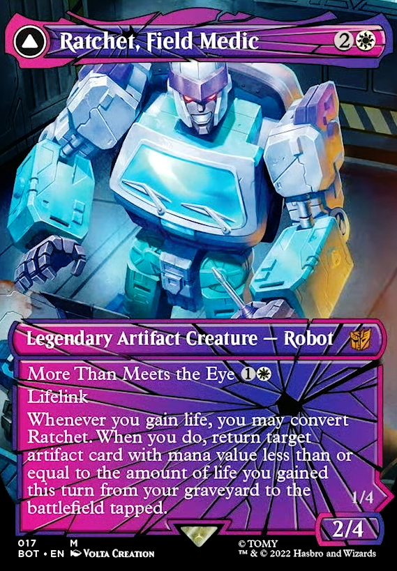 Transformers Five color (Commander / EDH MTG Deck)