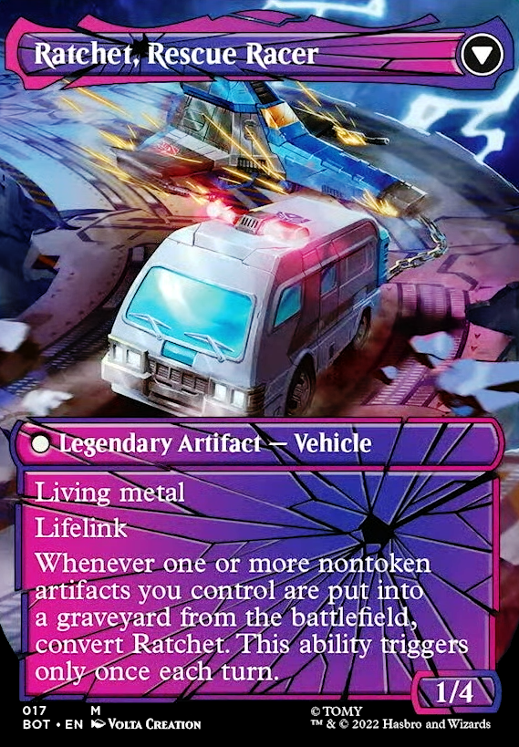 Transformers Five color (Commander / EDH MTG Deck)