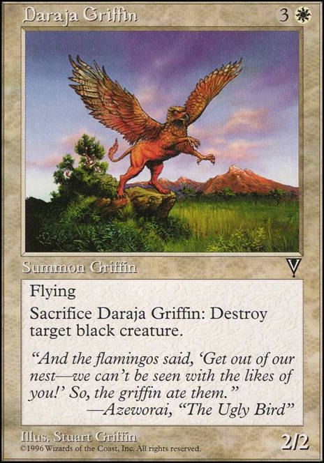 Mono-White Griffin Control (Commander / EDH MTG Deck)