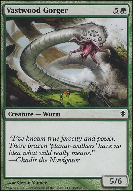 Mono Green Wurms (Commander / EDH MTG Deck)
