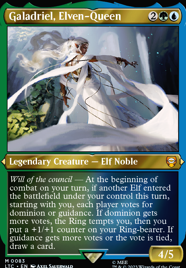 Galadriel Elfball (Commander / EDH MTG Deck)