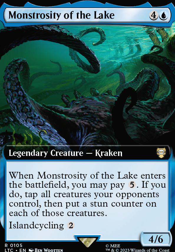 The Watcher in the Water (Commander / EDH MTG Deck)