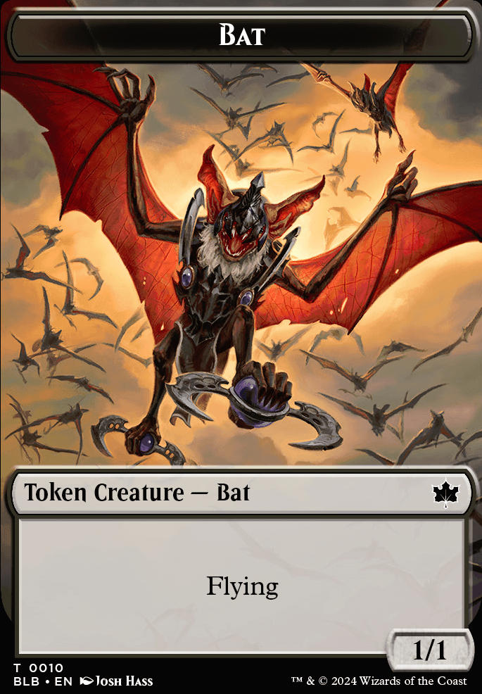 Carnival tokens (Commander / EDH MTG Deck)