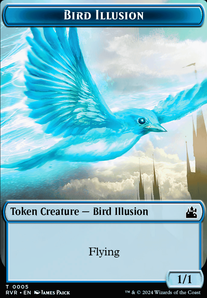 Spinning bird loops (Commander / EDH MTG Deck)