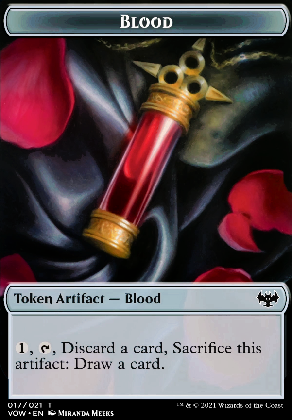 blood tokens (Commander / EDH MTG Deck)