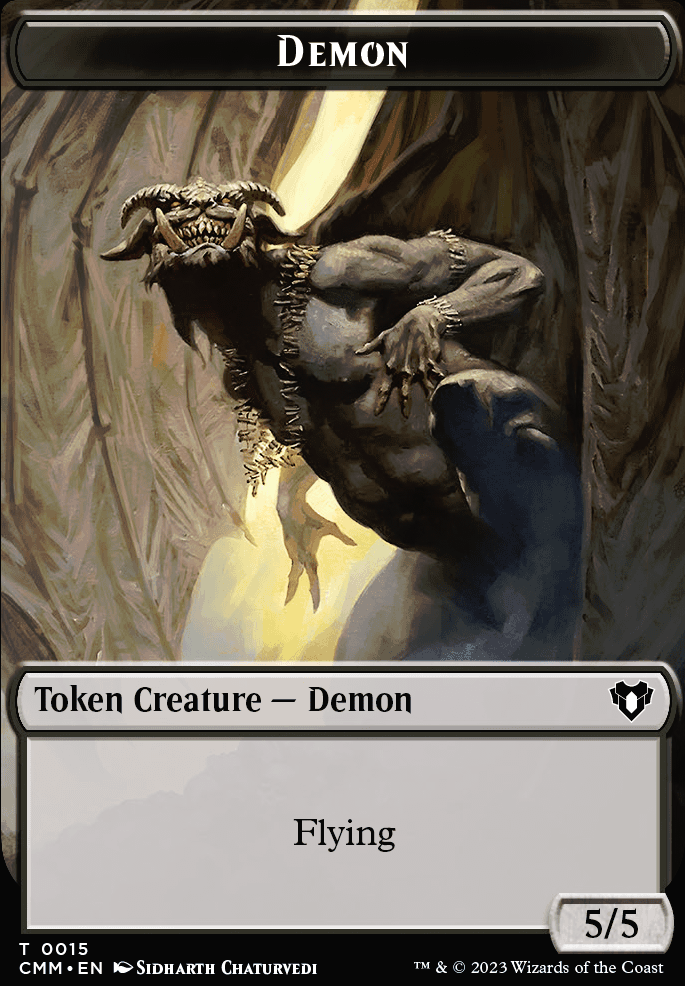 Demon Tribal EDH (Commander / EDH MTG Deck)