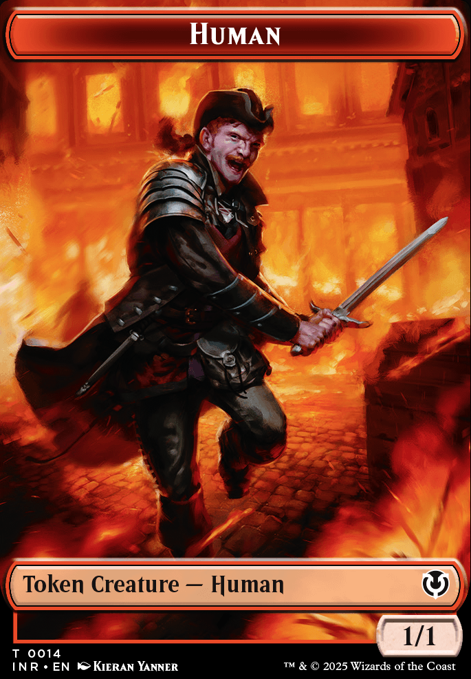 Red Humans (Commander / EDH MTG Deck)