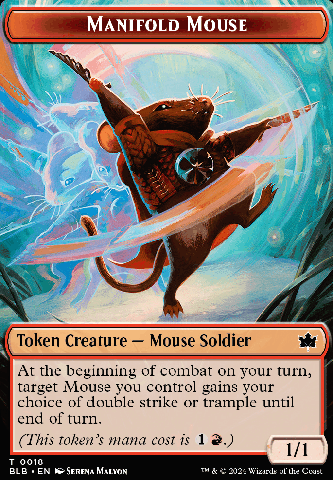 Mabel, Mouse Tribal and Equipment (Commander / EDH MTG Deck)