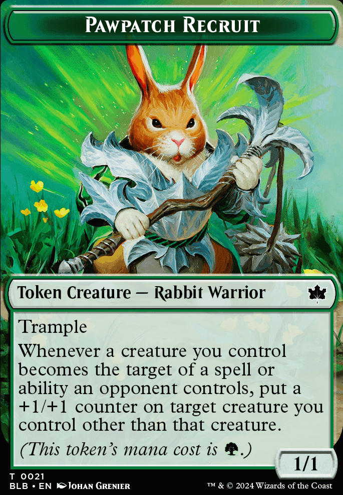 Bloomburrow Rabbits! (Standard MTG Deck)