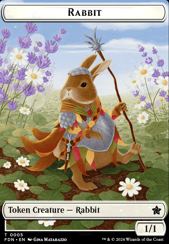 Miku and her Rabbits (Commander / EDH MTG Deck)