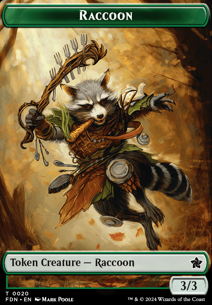 Raccoon Domain (Commander / EDH MTG Deck)