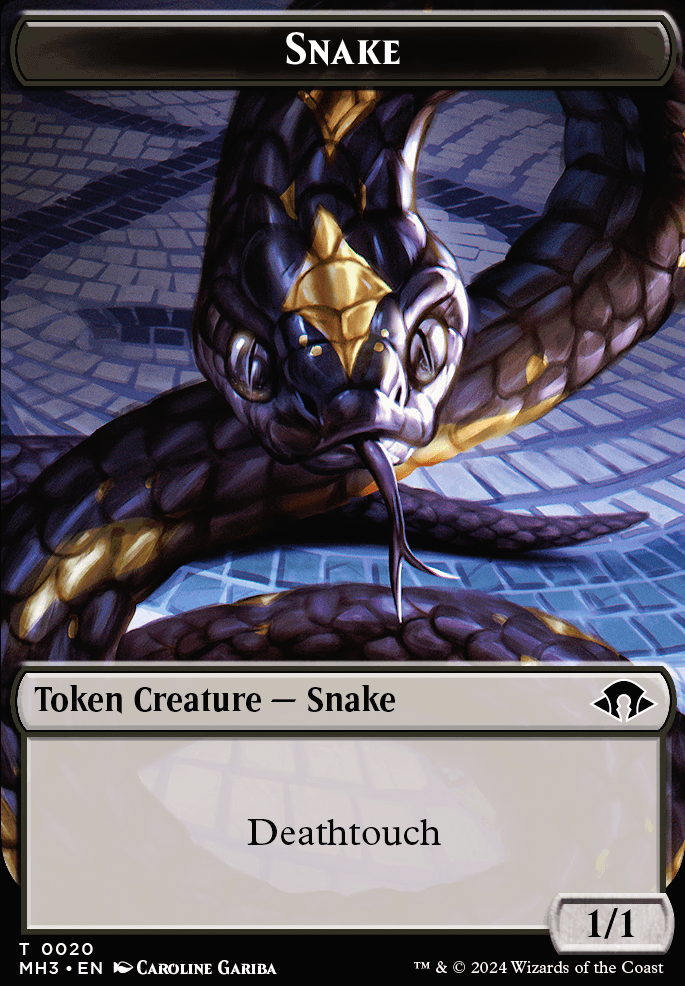 Aphelia, surprise snakes (Commander / EDH MTG Deck)