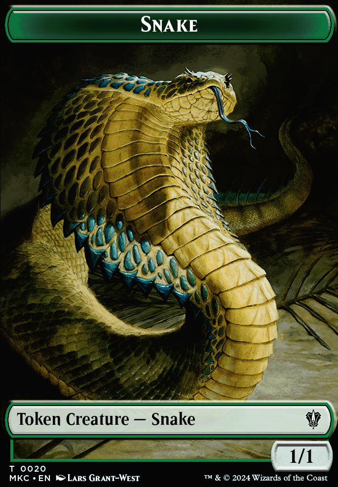 Snakes On A Plane 2025 (Commander / EDH MTG Deck)