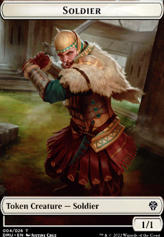 white blue - soldier token generator (Commander / EDH MTG Deck)
