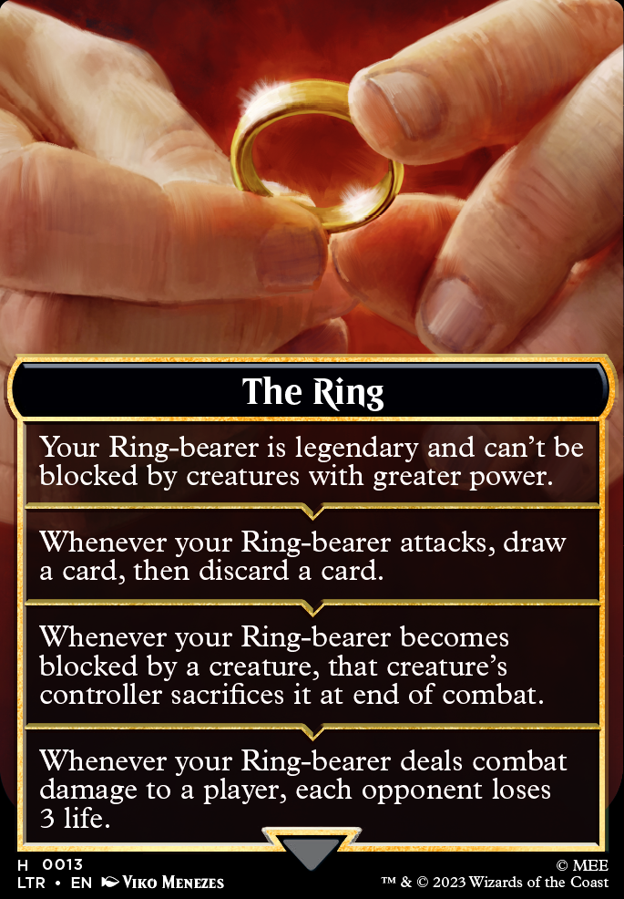 The Lord of the Rings (Commander / EDH MTG Deck)