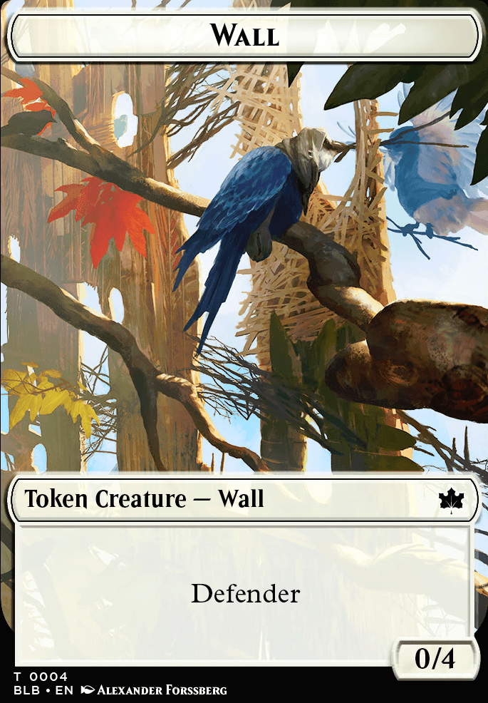 The Wall (Commander / EDH MTG Deck)