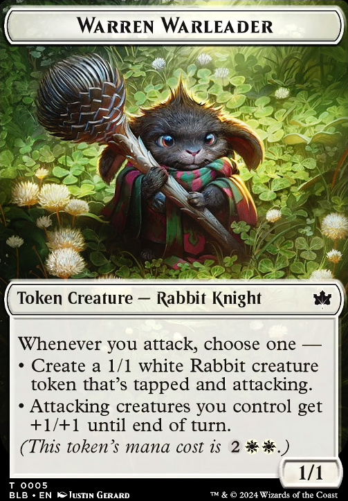 Bloomburrow Rabbits! (Standard MTG Deck)