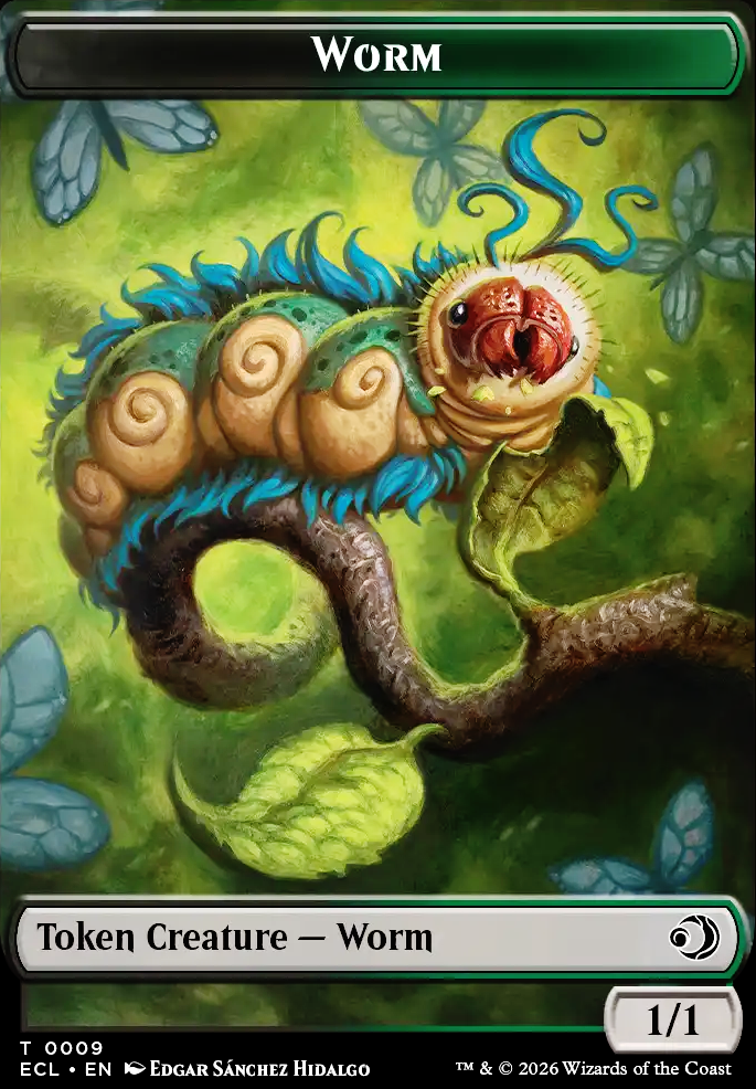 The Worm World - Lluwen, Imperfect Naturalist (Standard MTG Deck)